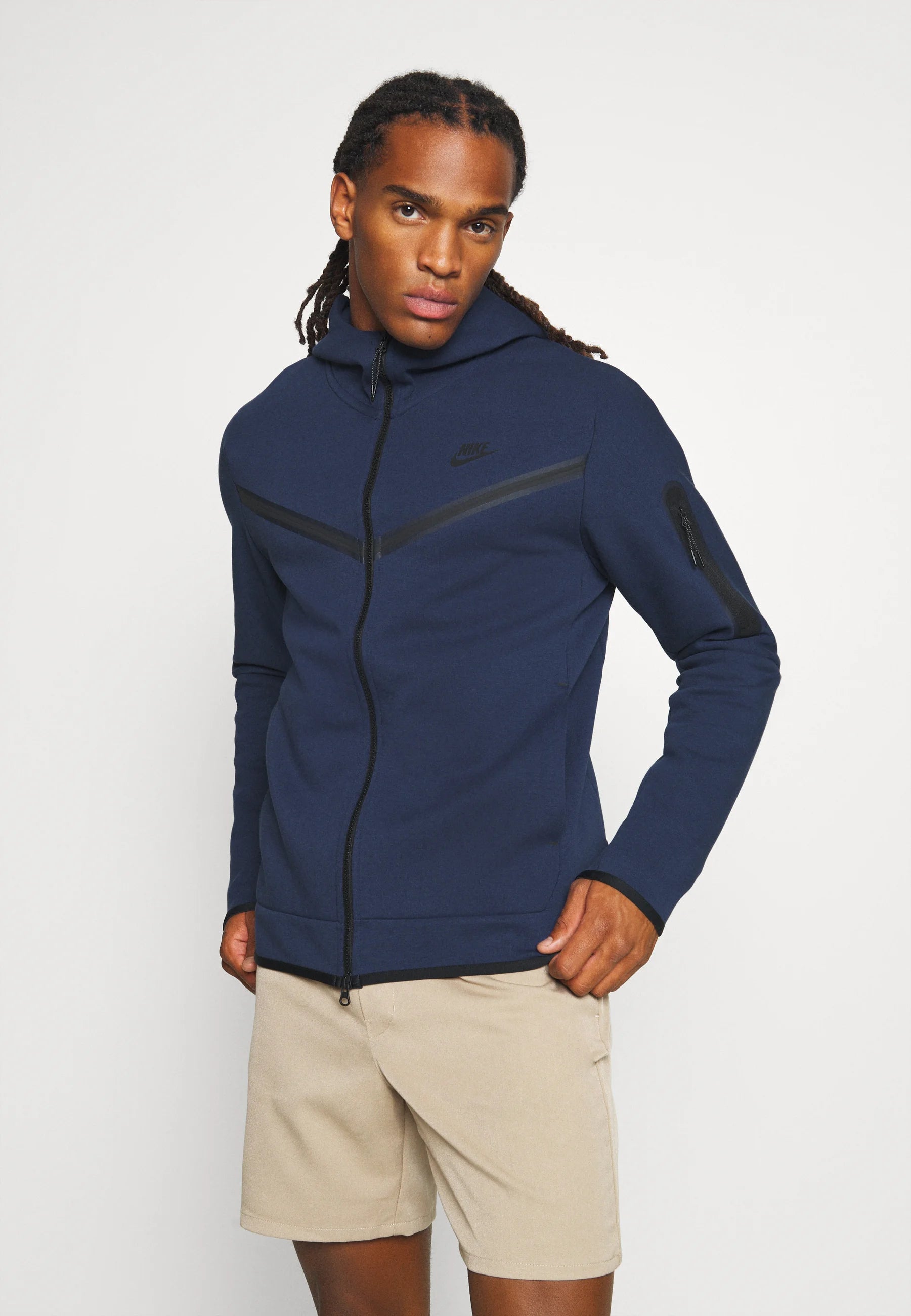 Nike Tech Fleece Hoodie Jacket Navy – Active Performance